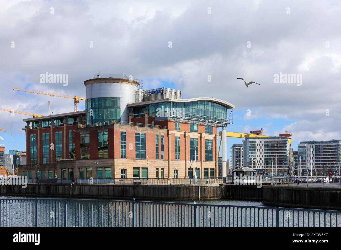 Modern Capita office building Belfast at Clarendon Dock Belfast Harbour ...