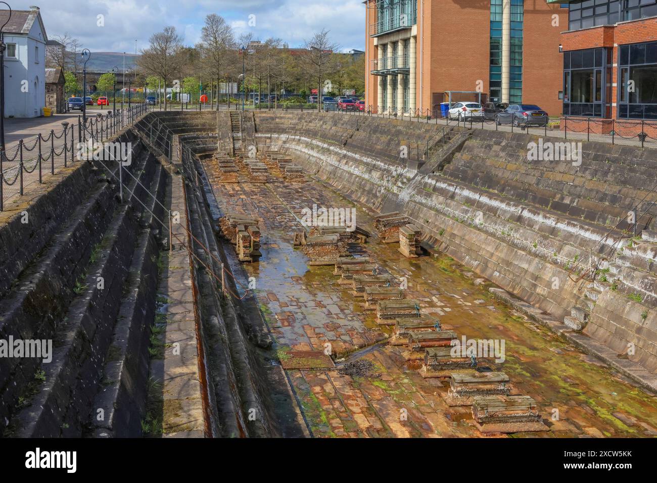 old engraving yard Clarendon Dock, Sailortown Belfast Harbour Estate ...