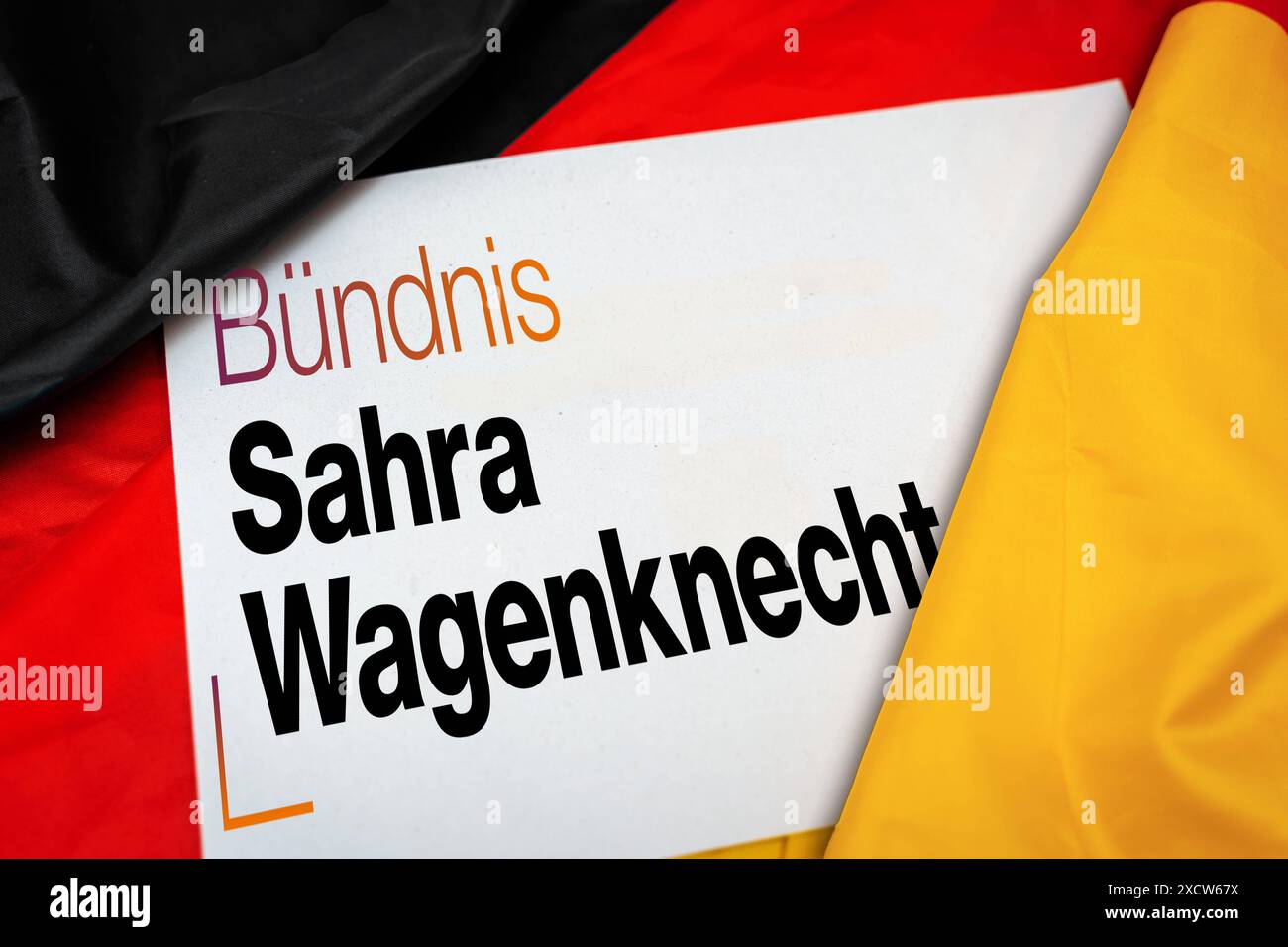 Bavaria, Germany - June 18, 2024: BSW - Alliance Sahra Wagenknecht ...