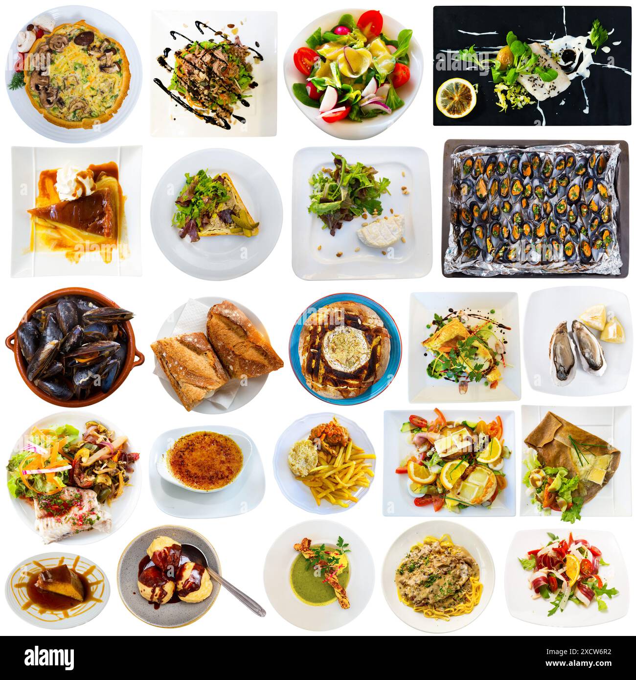 Collection meat dishes served hi-res stock photography and images - Alamy