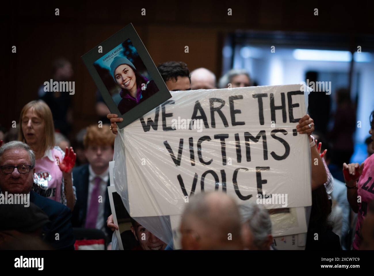 Washington, District Of Columbia, USA. 18th June, 2024. Family members ...