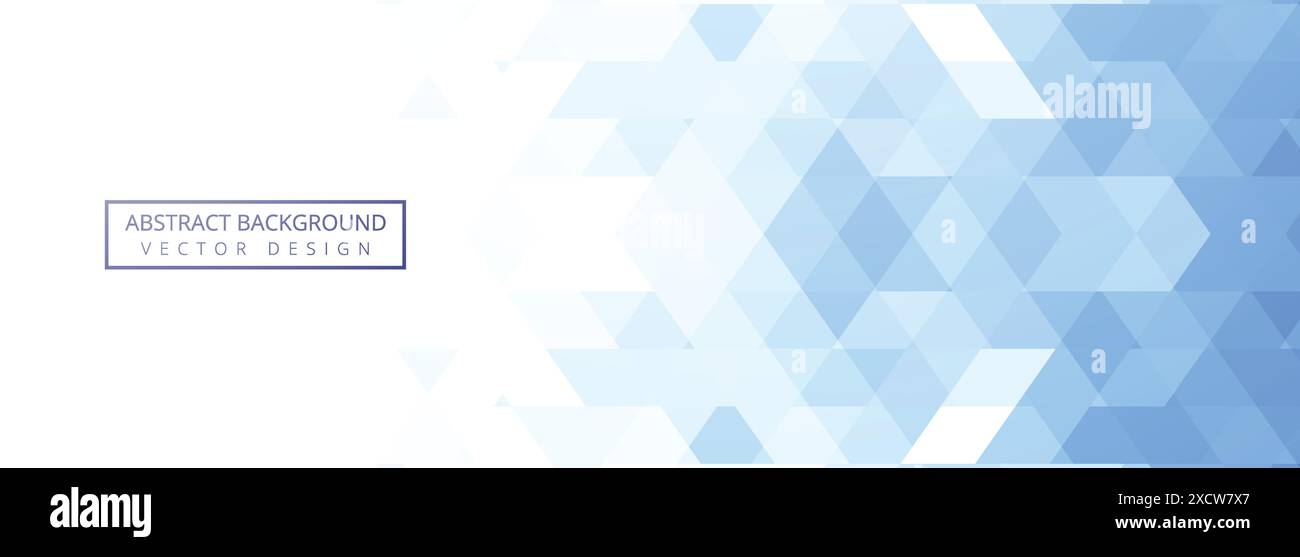 Abstract blue geometric banner background Stock Vector Image & Art - Alamy