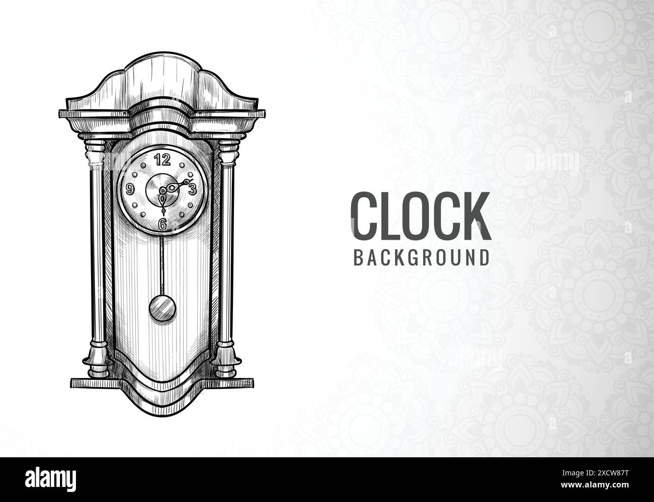 Hand draw alarm clock sketch design Stock Vector Image & Art - Alamy Hand draw alarm clock sketch design Stock Vector Image & Art - Alamy
