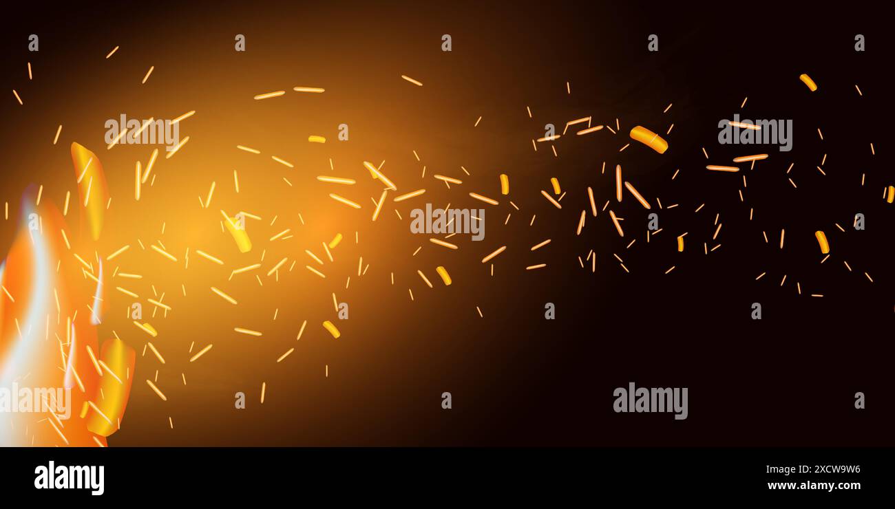 Fire flames burning overlay black Stock Vector Images - Alamy
