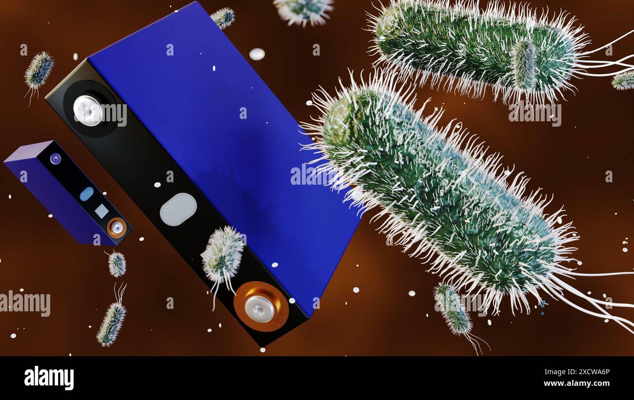 3d rendering of prismatic battery, rectangular lithium ion phosphate ...