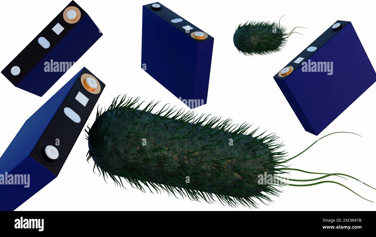 3d rendering of prismatic battery, rectangular lithium ion phosphate ...