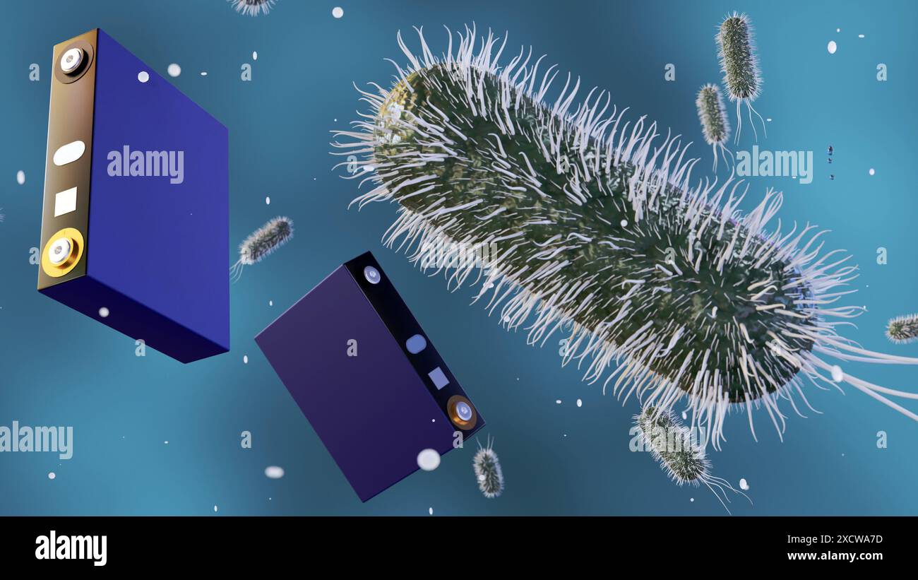 3d rendering of prismatic battery, rectangular lithium ion phosphate ...