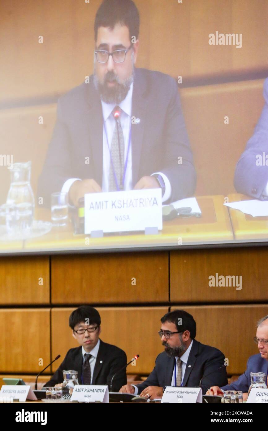 Vienna, Austria, Austria. 18th June, 2024. AMIT KSHATRIYA, NASA, Deputy ...
