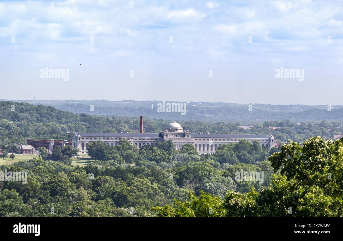 Leavenworth Federal penitentiary prison in KS Kansas High resolution ...