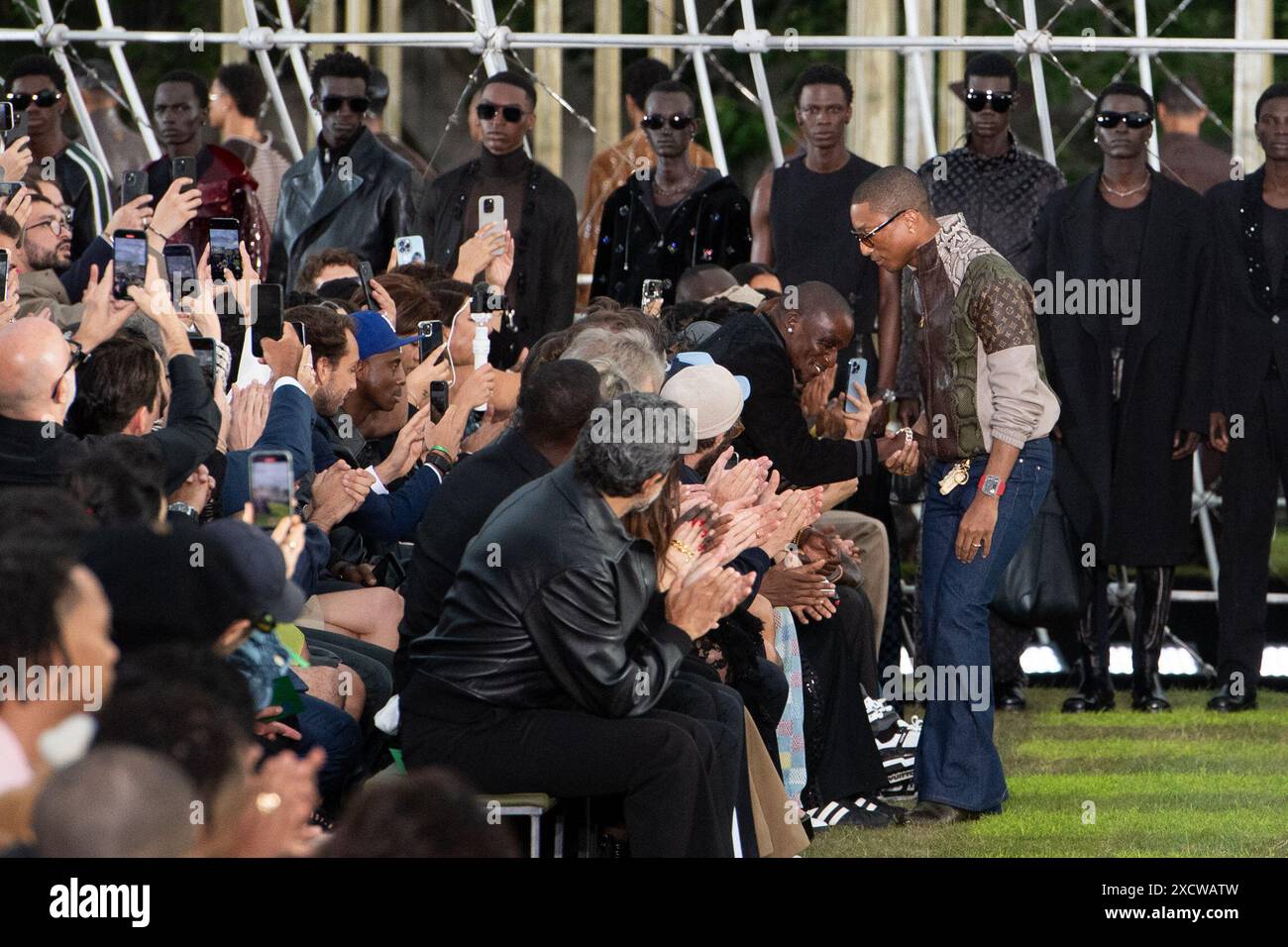 Paris, France. 18th June, 2024. Fashion designer Pharrell Williams ...