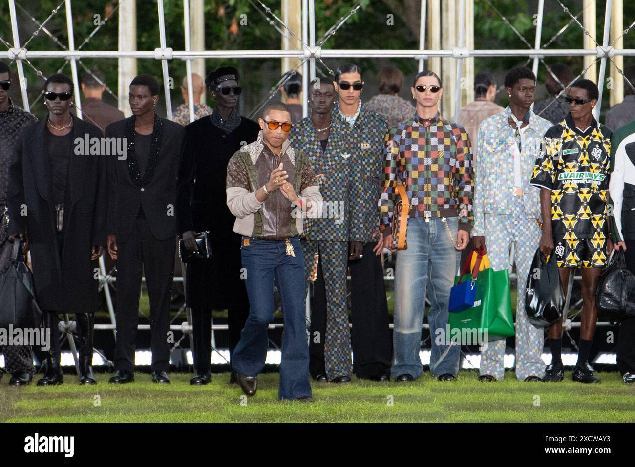 Paris, France. 18th June, 2024. Fashion designer Pharrell Williams ...