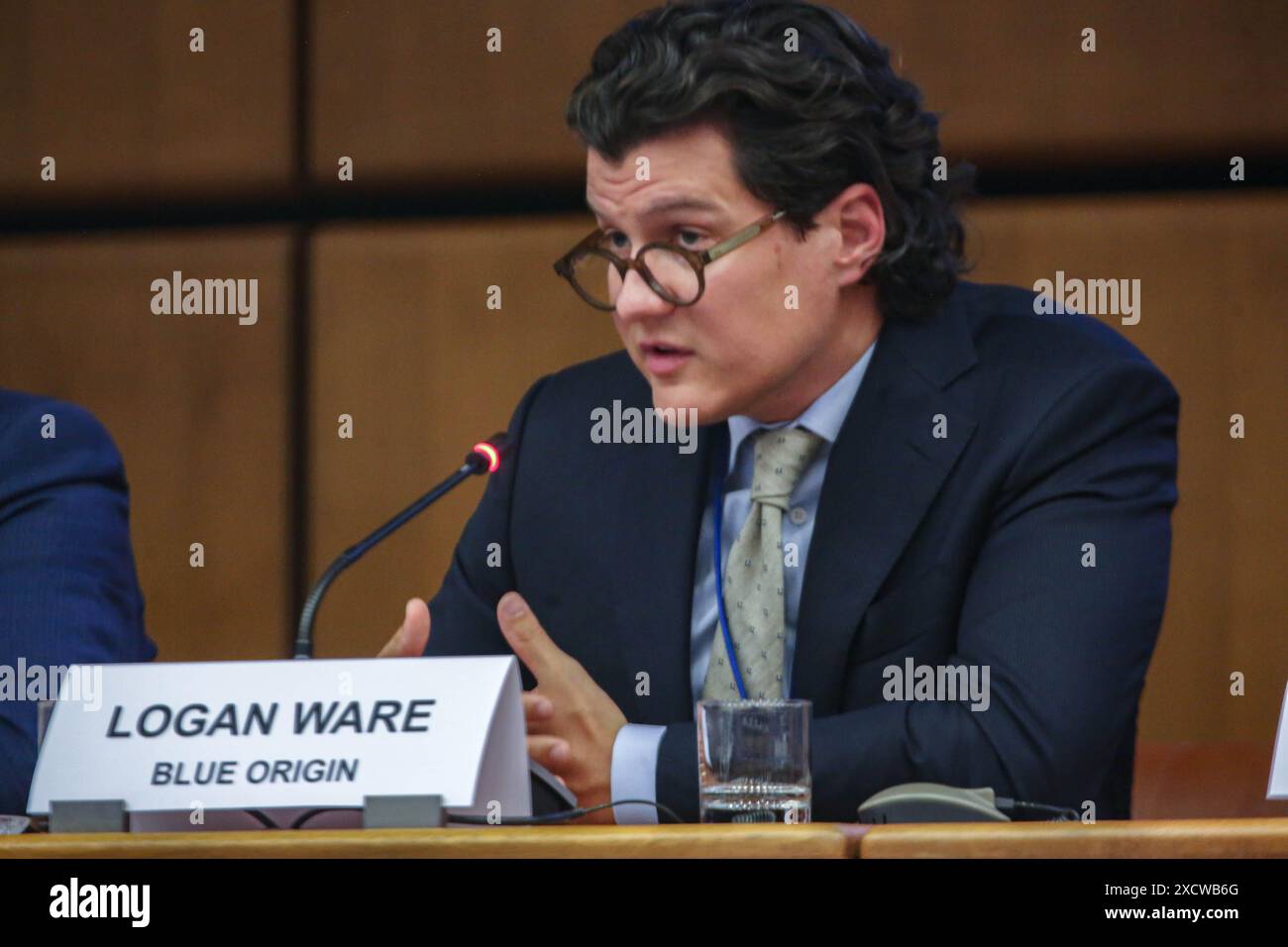 Vienna, Austria, Austria. 18th June, 2024. LOGAN WARE, Blue Origin ...