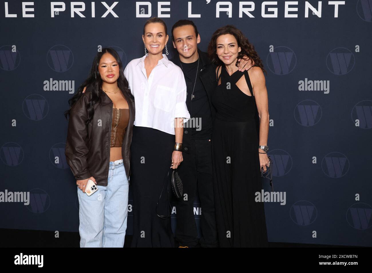 Joy Hallyday, Laeticia Hallyday, Dino Zeitoun and Sandra Sisley attend ...
