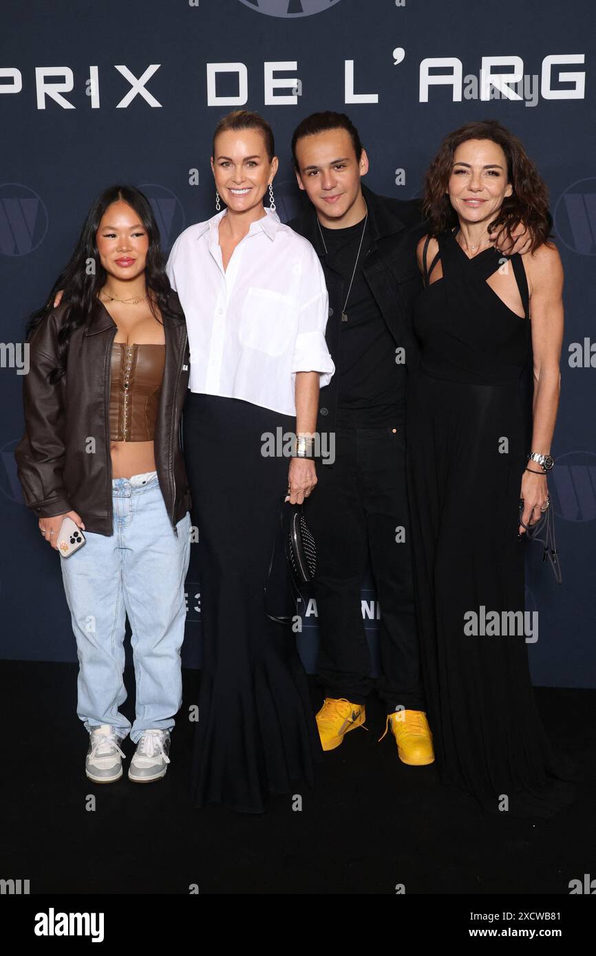 Joy Hallyday, Laeticia Hallyday, Dino Zeitoun and Sandra Sisley attend ...