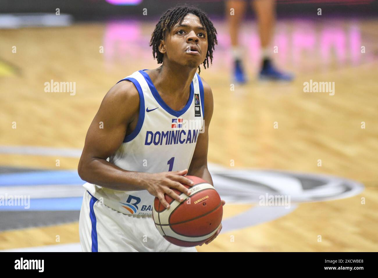 Danny Carbuccia (Dominican Republic). FIBA Basketball Americup U18 ...