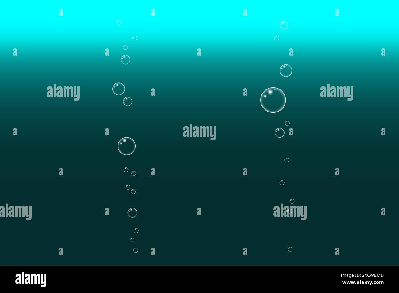 Air underwater bubbles floating rising Stock Vector Images - Alamy