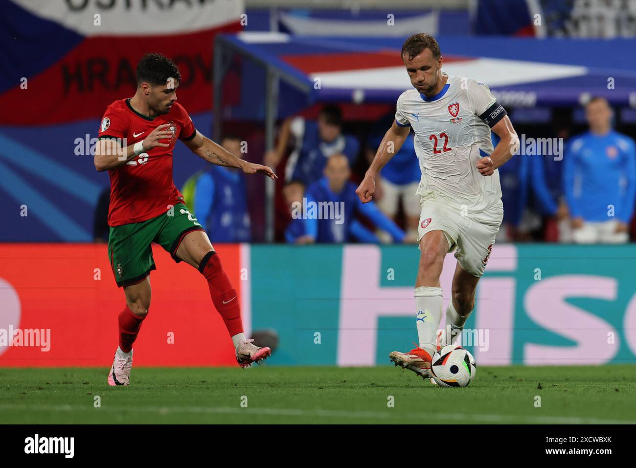 Leipzig, Germany, 18, June, 2024. Tomáš Souček in action during the ...
