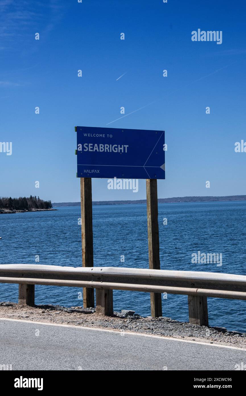 Welcome to nova scotia sign hi-res stock photography and images - Alamy