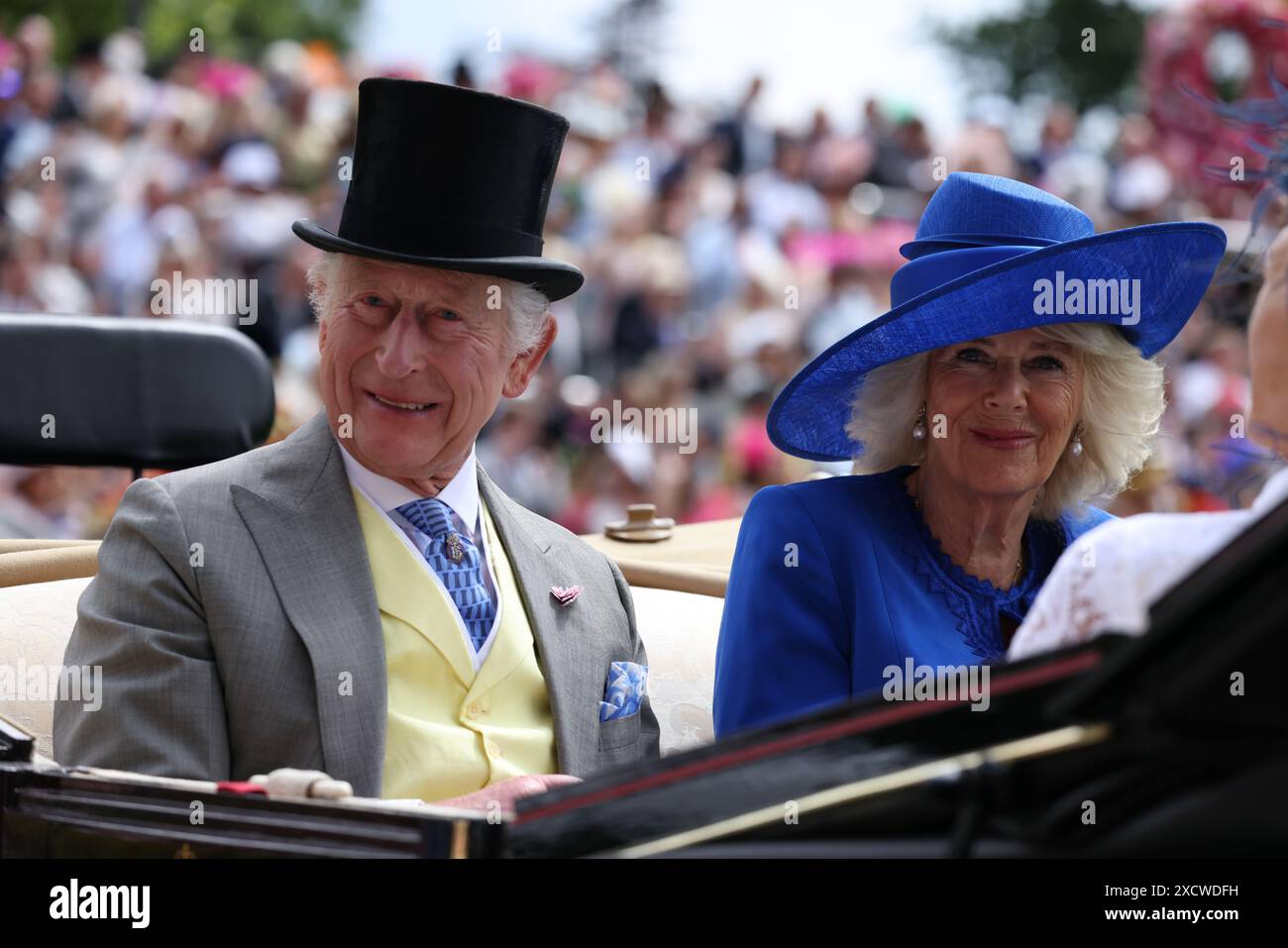 The Royal Ascot England UK 18th June 2024 led the Royal procession on ...