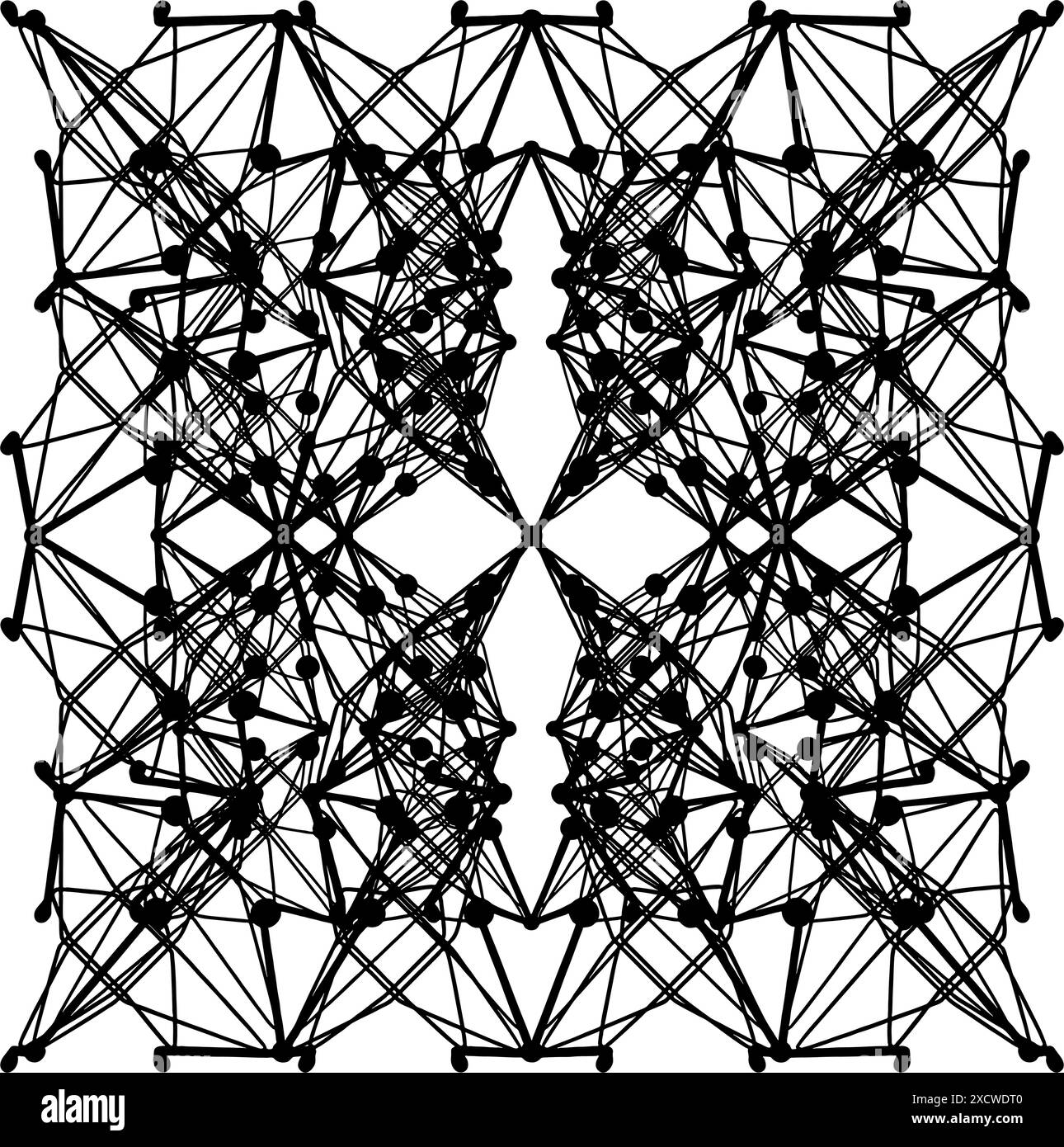 Abstract Construction Structure Vector. A Vector Illustration Of ...