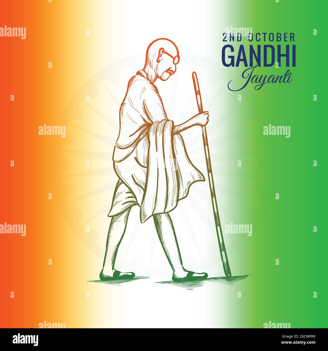 2nd October Gandhi Jayanti for creative poster celebrated background ...