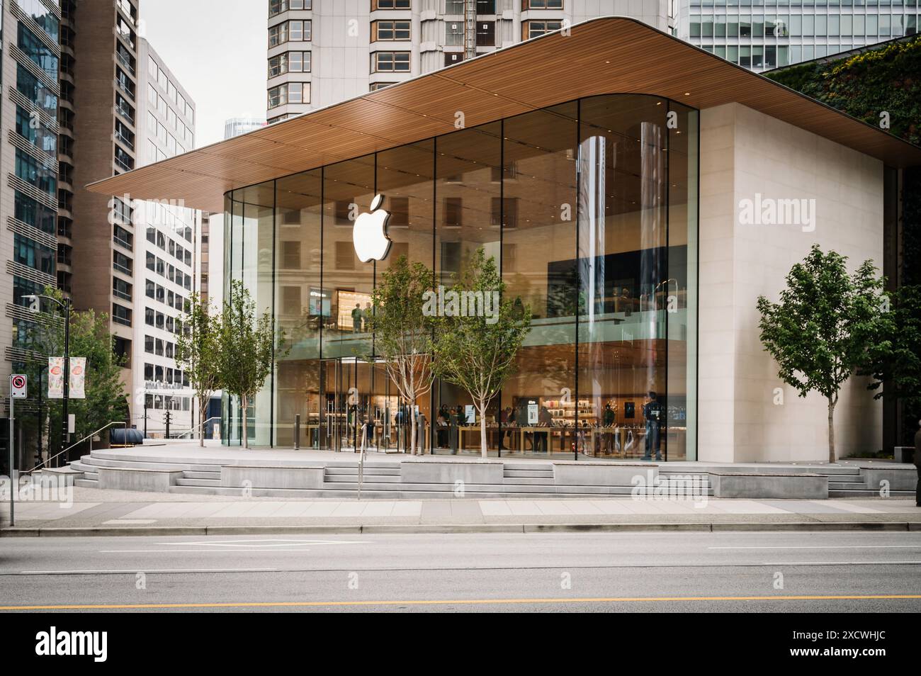 The downtown Vancouver Apple Store. Vancouver BC, Canada Stock Photo ...