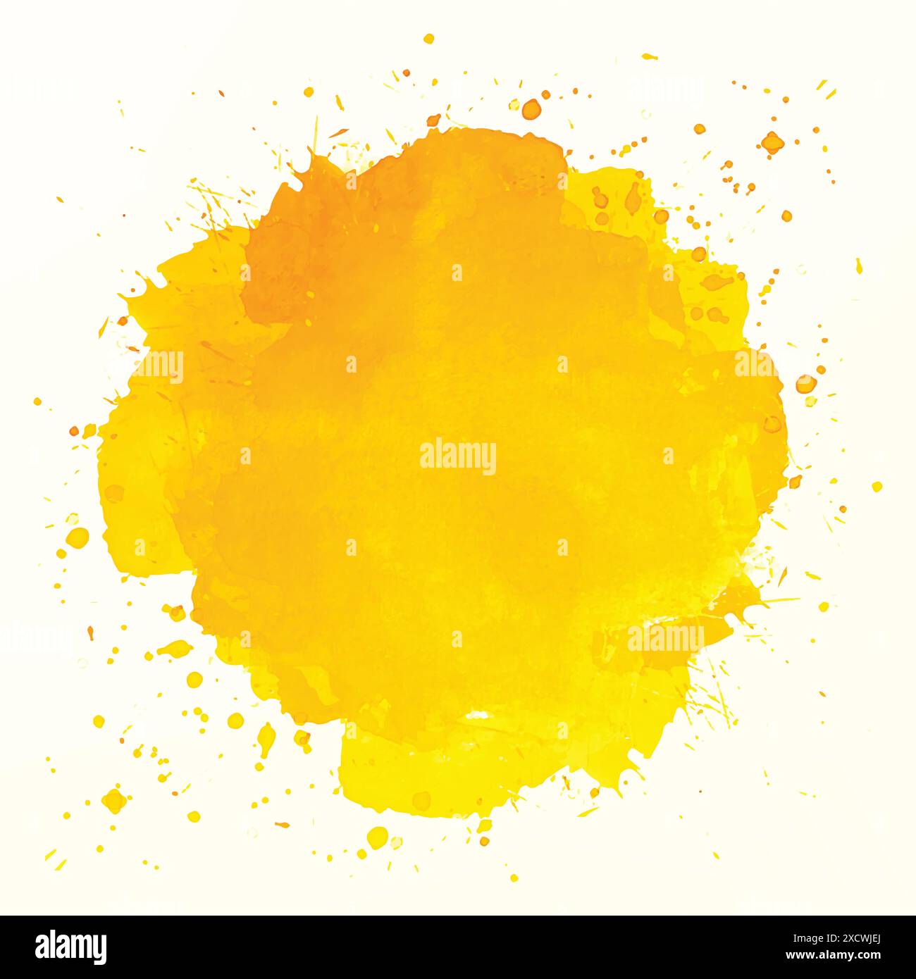 Abstract orange splash watercolor background Stock Vector Image & Art ...