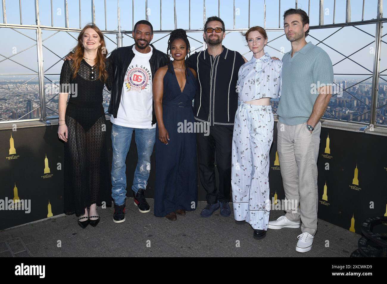 Cast members of 'The Boys', (l-r) Colby Minifie, Las Alonso, Susan ...
