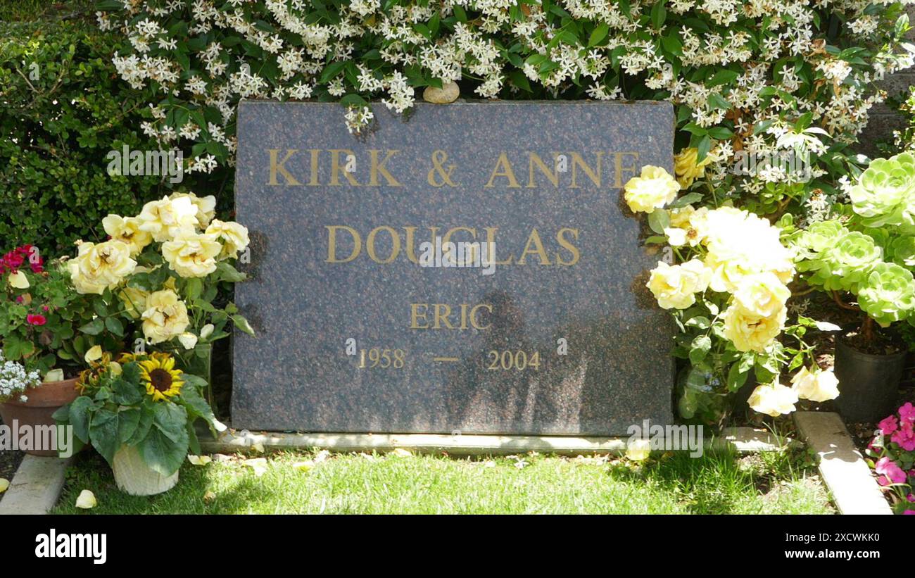 Los Angeles, California, USA 18th June 2024 Kirk Douglas, Anne Douglas ...