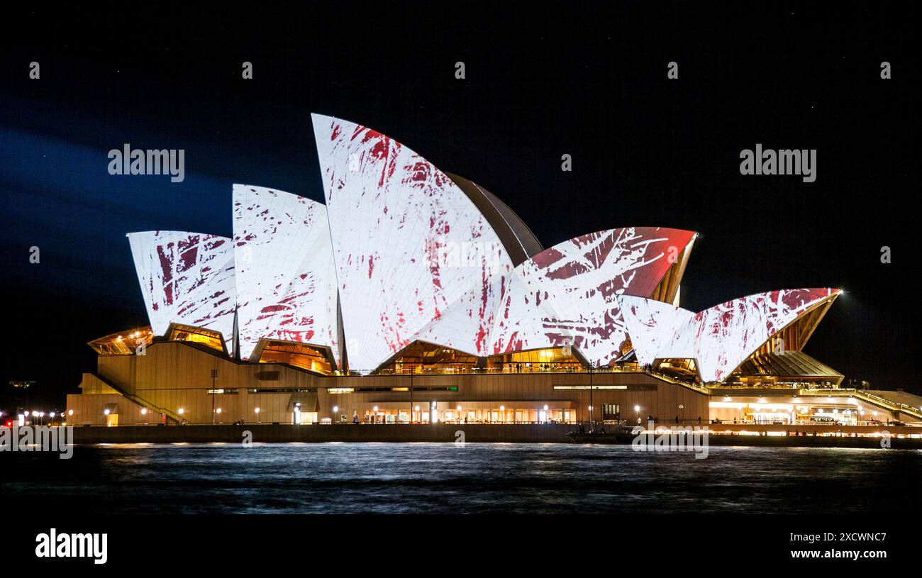 Sydney Opera House, kinetic sculpture animated artwork projections ...
