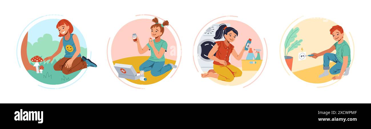 Pill danger risk Stock Vector Images - Alamy