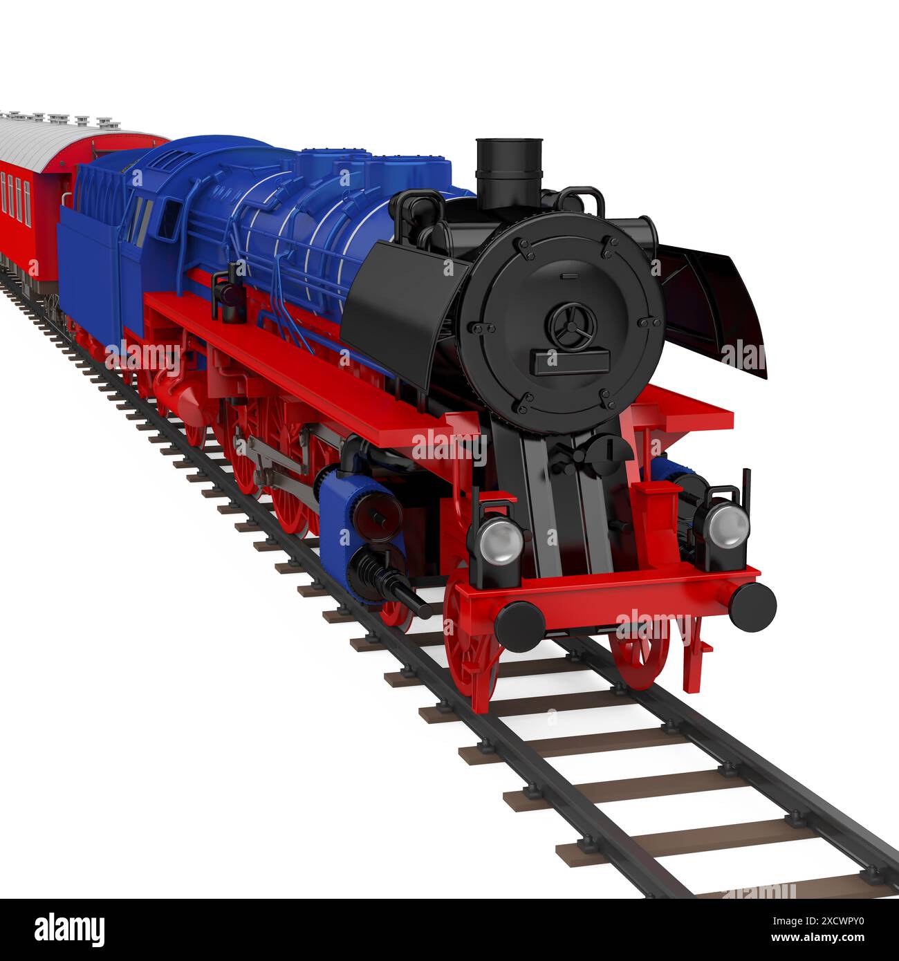 Old diesel locomotive illustration hi-res stock photography and images - Alamy