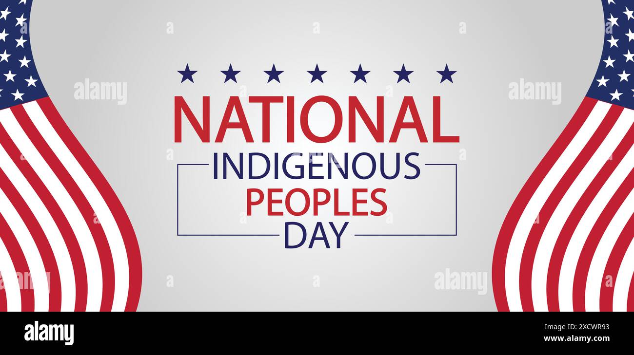 Celebrating Indigenous Peoples Day with Chic Text Design Stock Vector ...