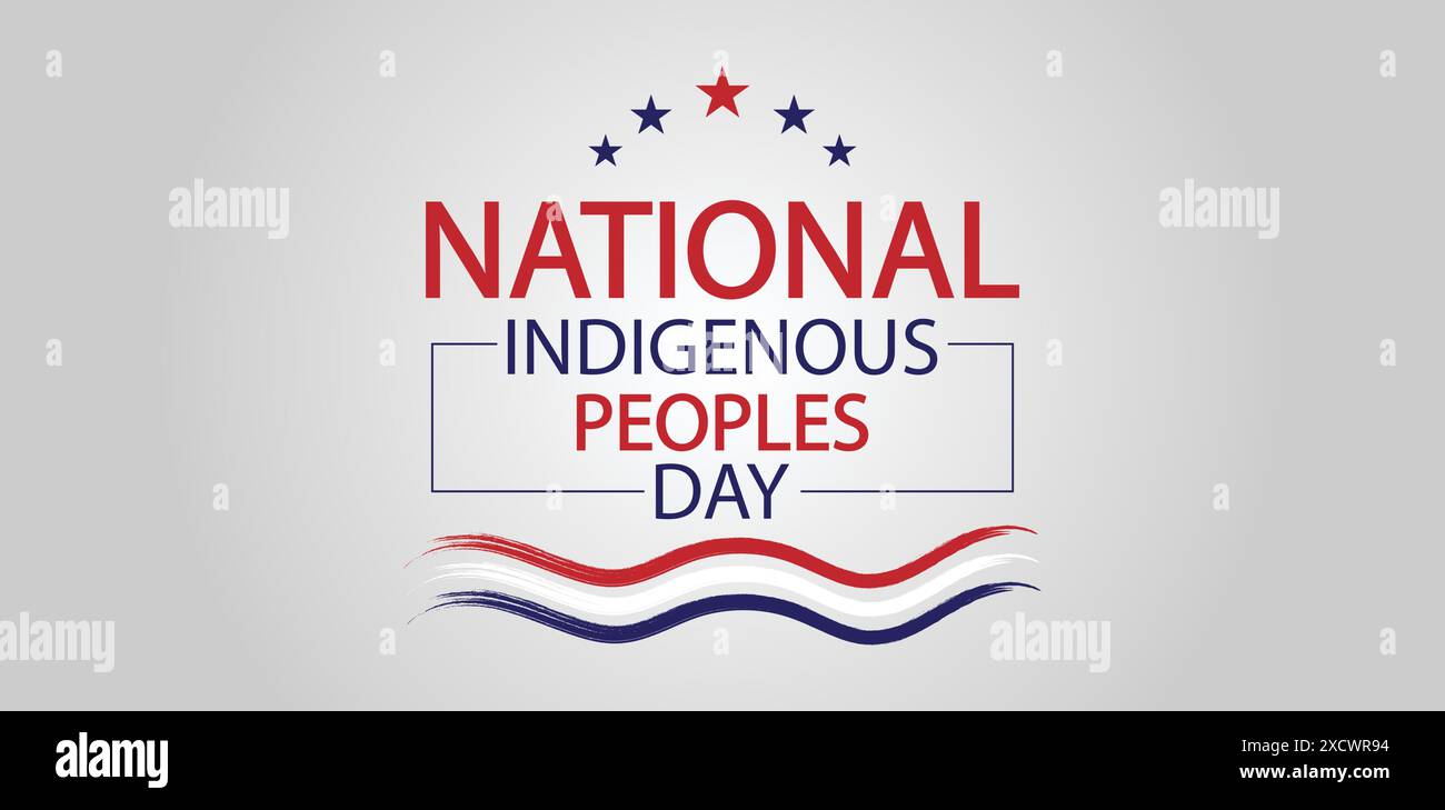 Celebrating Indigenous Peoples Day with Chic Text Design Stock Vector ...