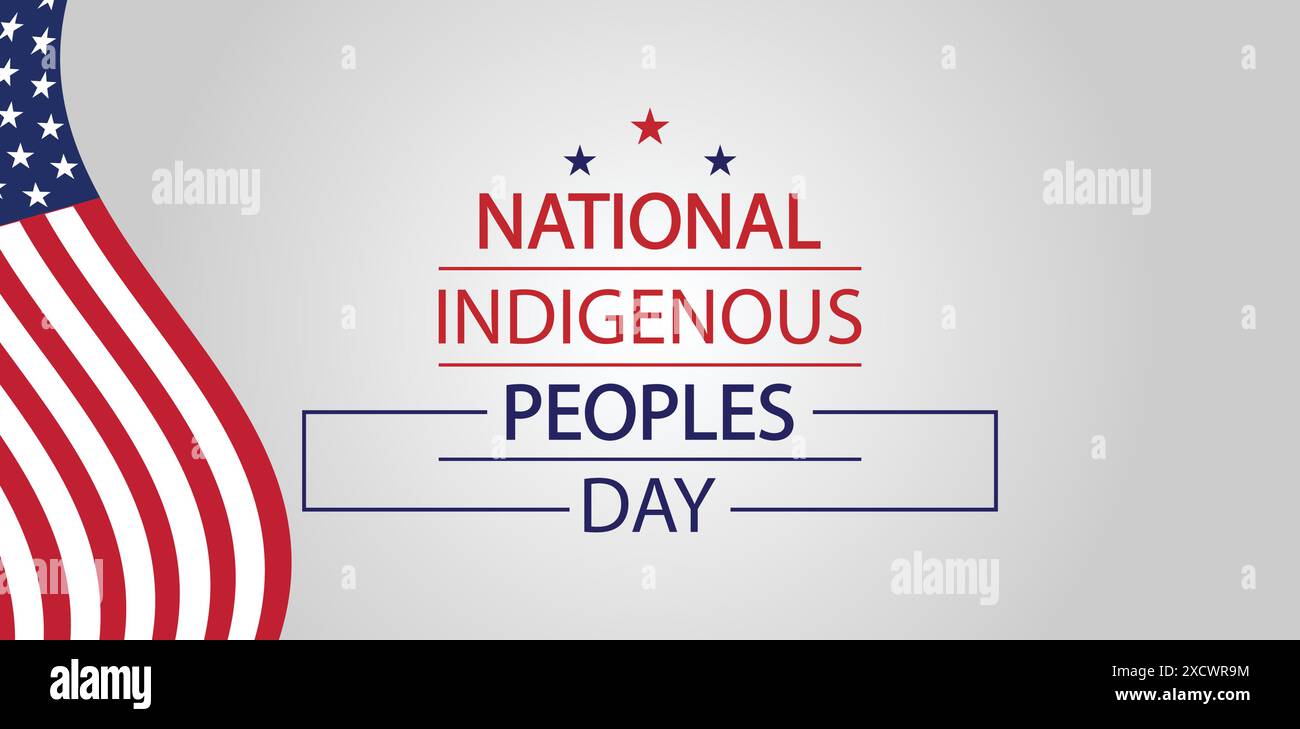 Celebrating Indigenous Peoples Day with Chic Text Design Stock Vector ...