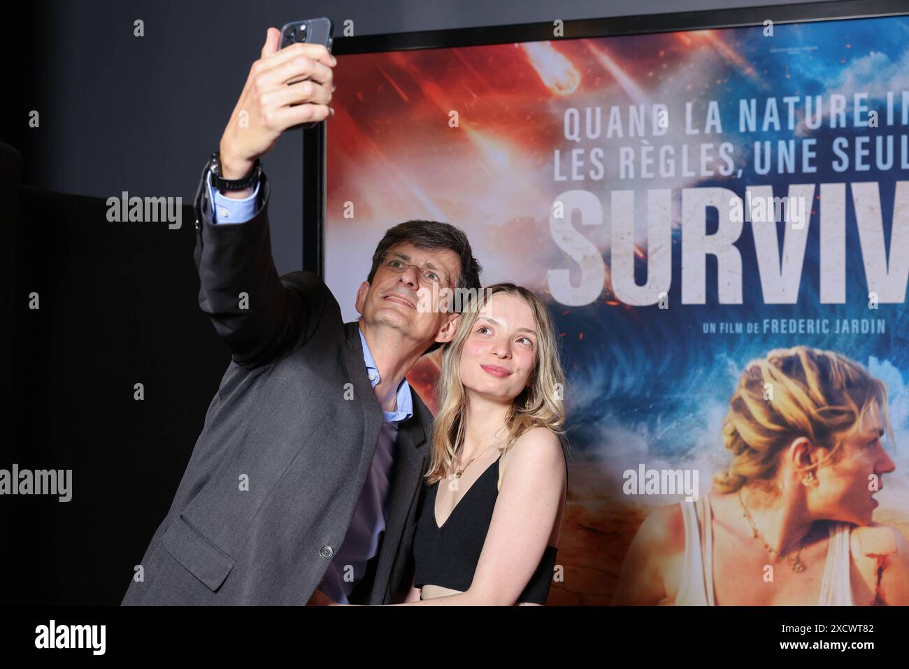 Paris, France. 18th June, 2024. CORRECTION CAPTION - Lisa Delamar and ...