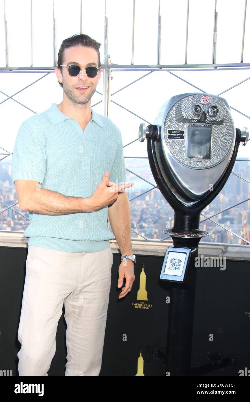 New York, NY, USA. 18th June, 2024. Chace Crawford pictured as the cast ...