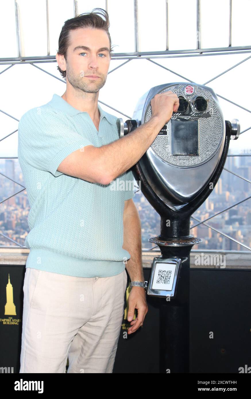 New York, NY, USA. 18th June, 2024. Chace Crawford pictured as the cast ...