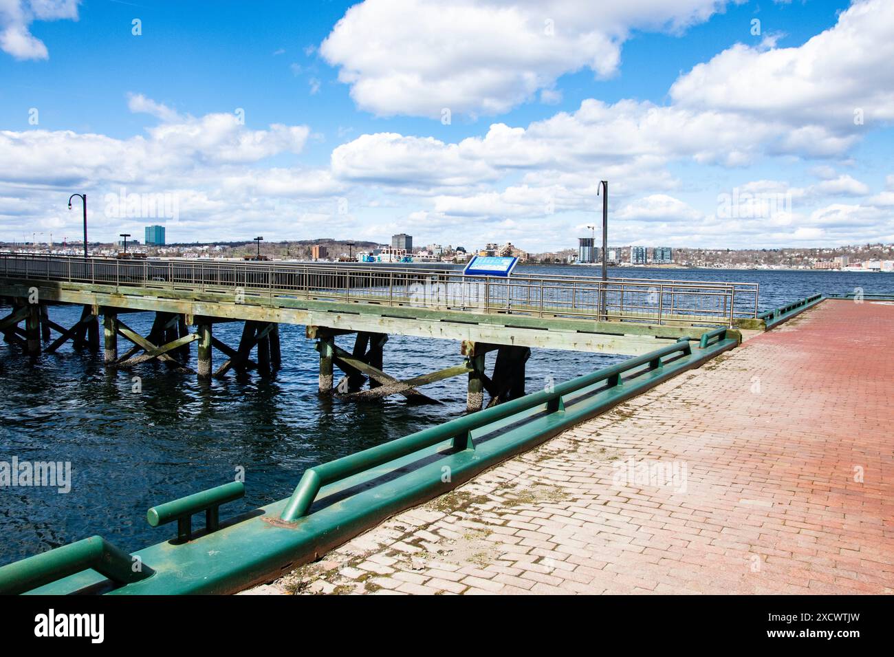 Waterfront boardwalk in Halifax, Nova Scotia, Canada Stock Photo - Alamy