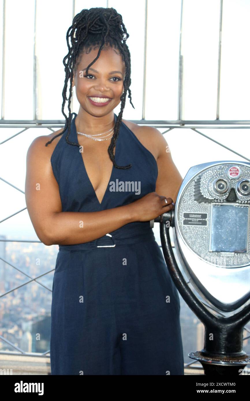 New York, NY, USA. 18th June, 2024. Susan Heyward pictured as the cast ...