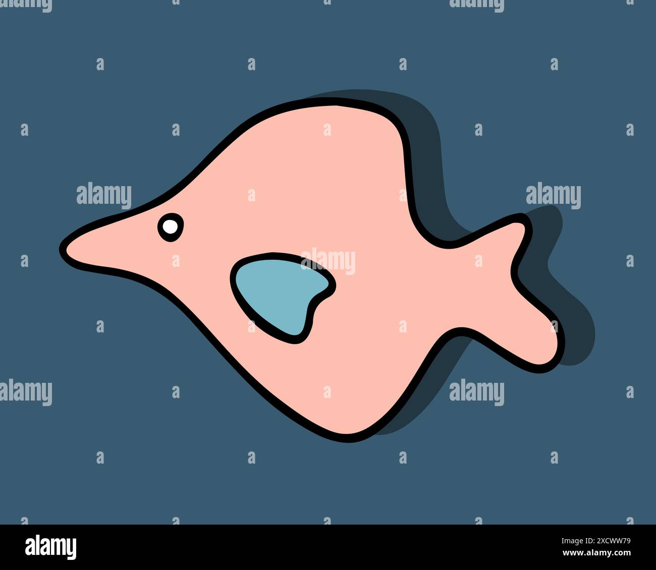 Vector isolated illustration of fish Stock Vector Image & Art - Alamy