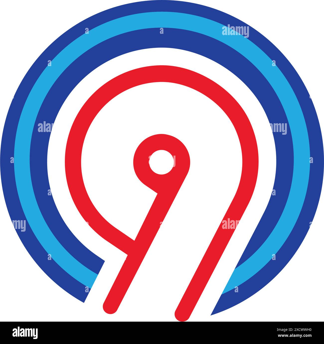 number nine icon vector concept design template web Stock Vector Image ...