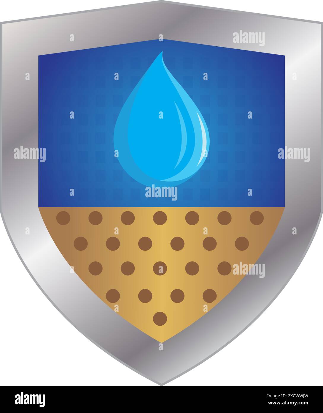 water resistant or waterproof vector icon illustration concept design ...