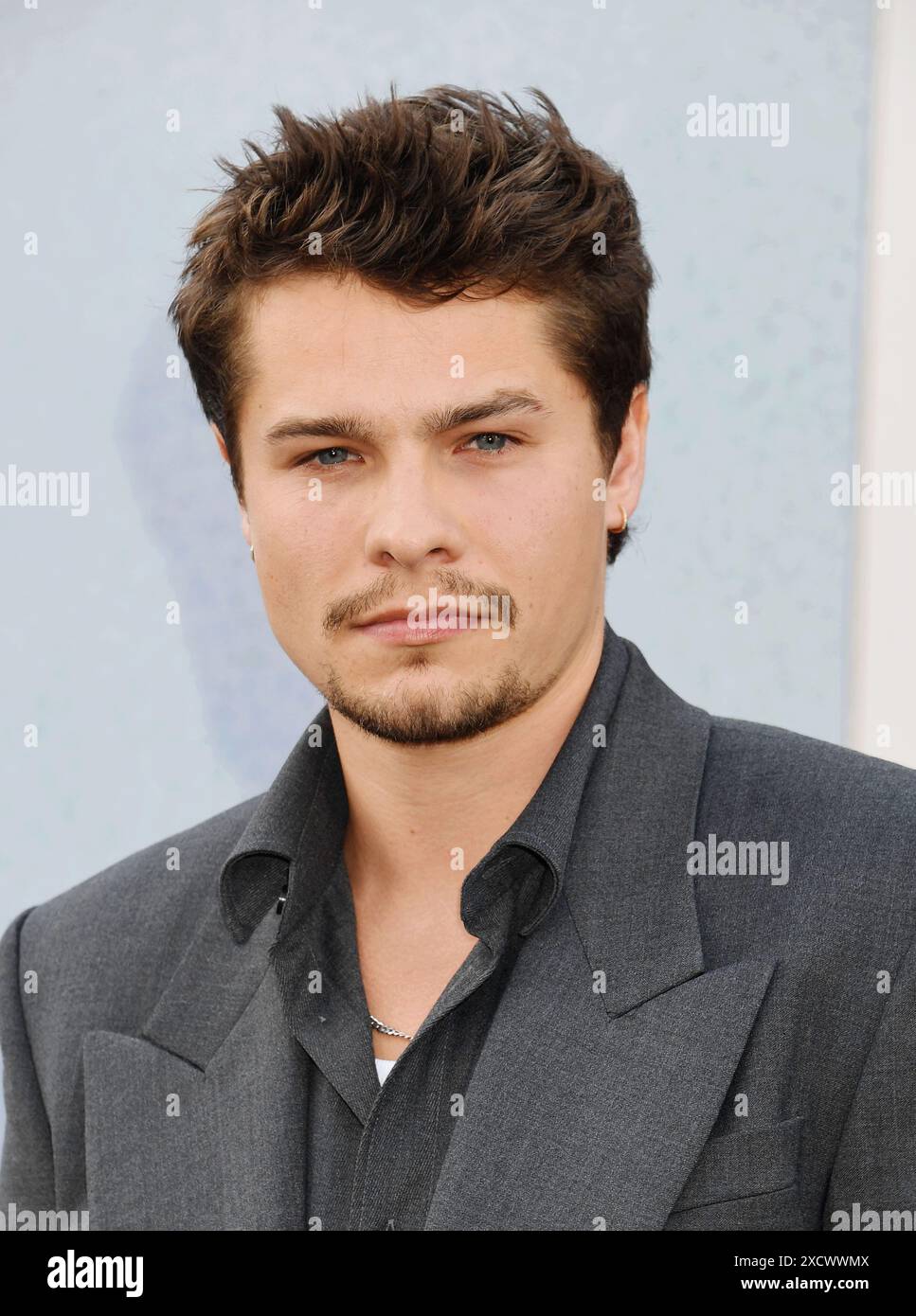 HOLLYWOOD, CALIFORNIA - JUNE 17: Toby Wallace attends the Los Angeles premiere of Focus Features ...