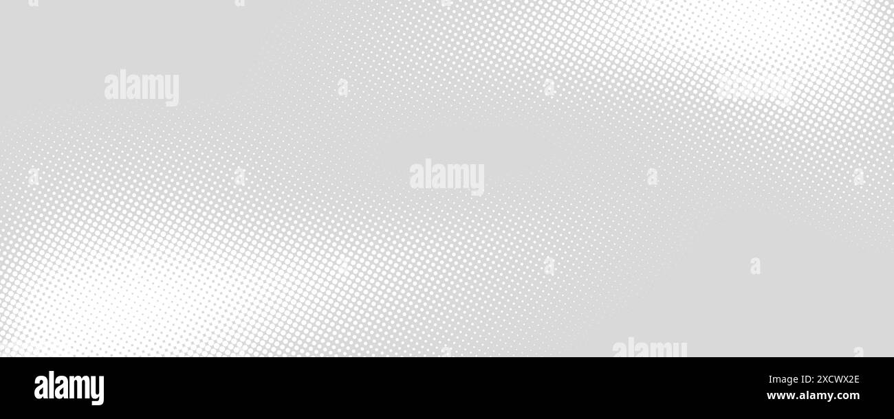 Grey halftone pattern. Retro comic gradient background. Silver ...