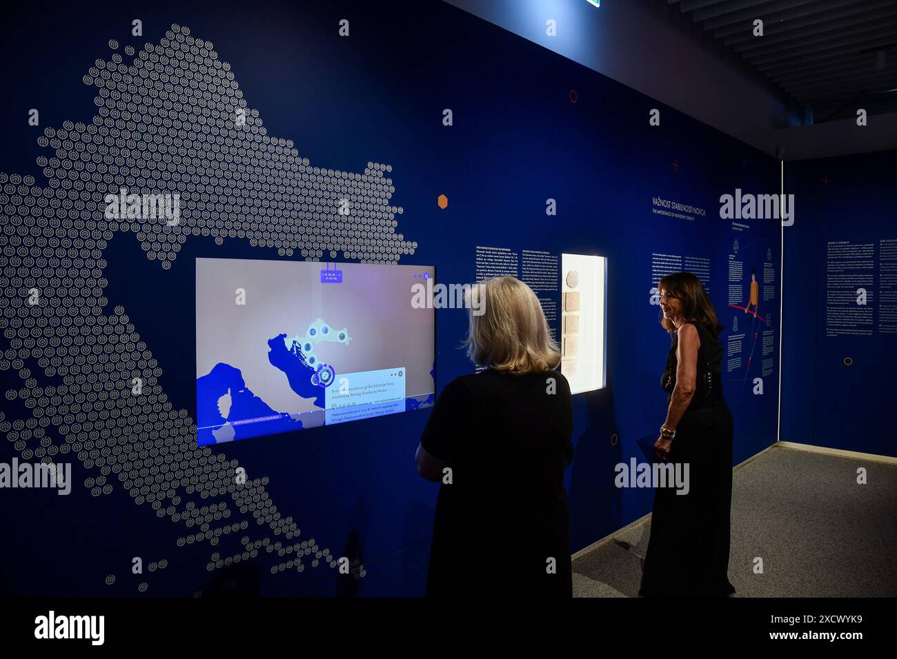 Zagreb, Croatia. 18th June, 2024. Opening of Moneterra - Museum of ...