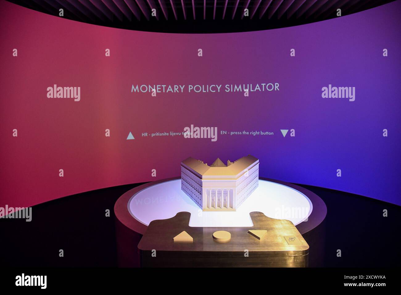 Zagreb, Croatia. 18th June, 2024. Opening of Moneterra - Museum of ...
