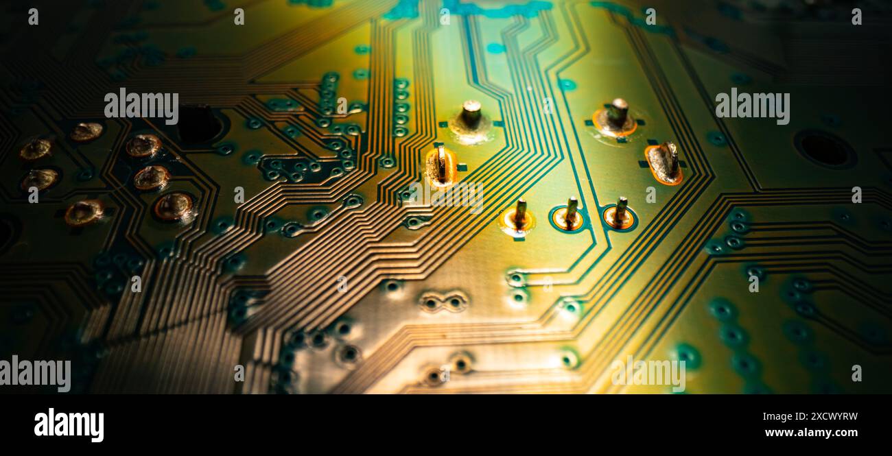Electronic circuit board background. Abstract digital technology ...
