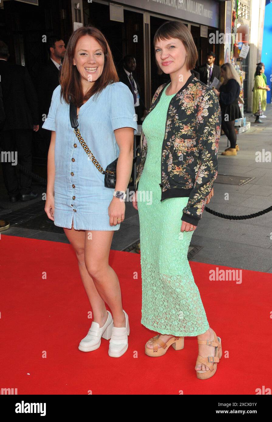 Vikki Stone and Pippa Duffy at the "Sister Act" gala night, Dominion ...