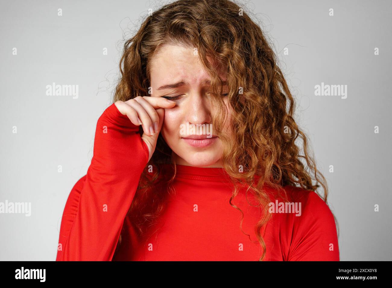 Young woman expressing intense emotion hi-res stock photography and ...
